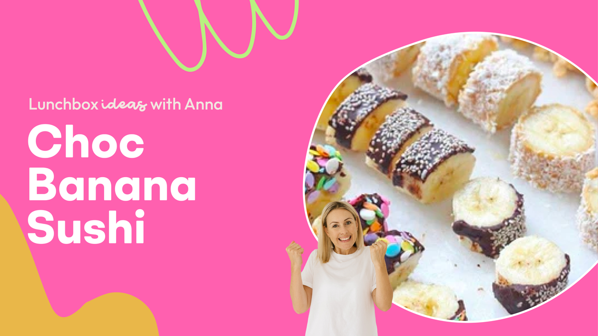Banana Sushi | Lunchbox Mini | Kid Friendly Recipes | School Lunches