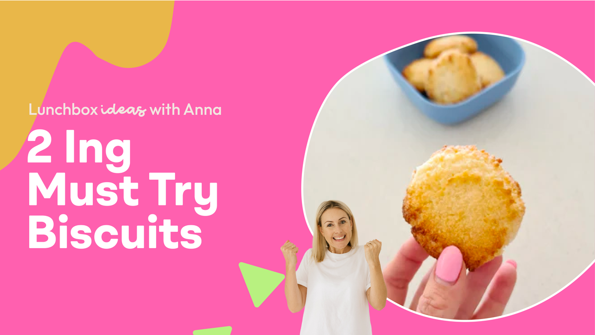Two Ingredient Must-Try Biscuits | Quick Recipe for Lunchboxes ...