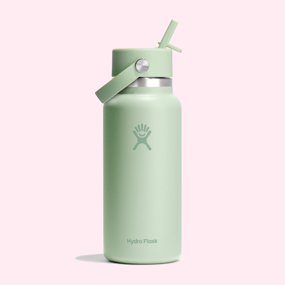 Hydro Flask 32oz Wide Mouth Bottle – Aloe | Lunchbox Mini