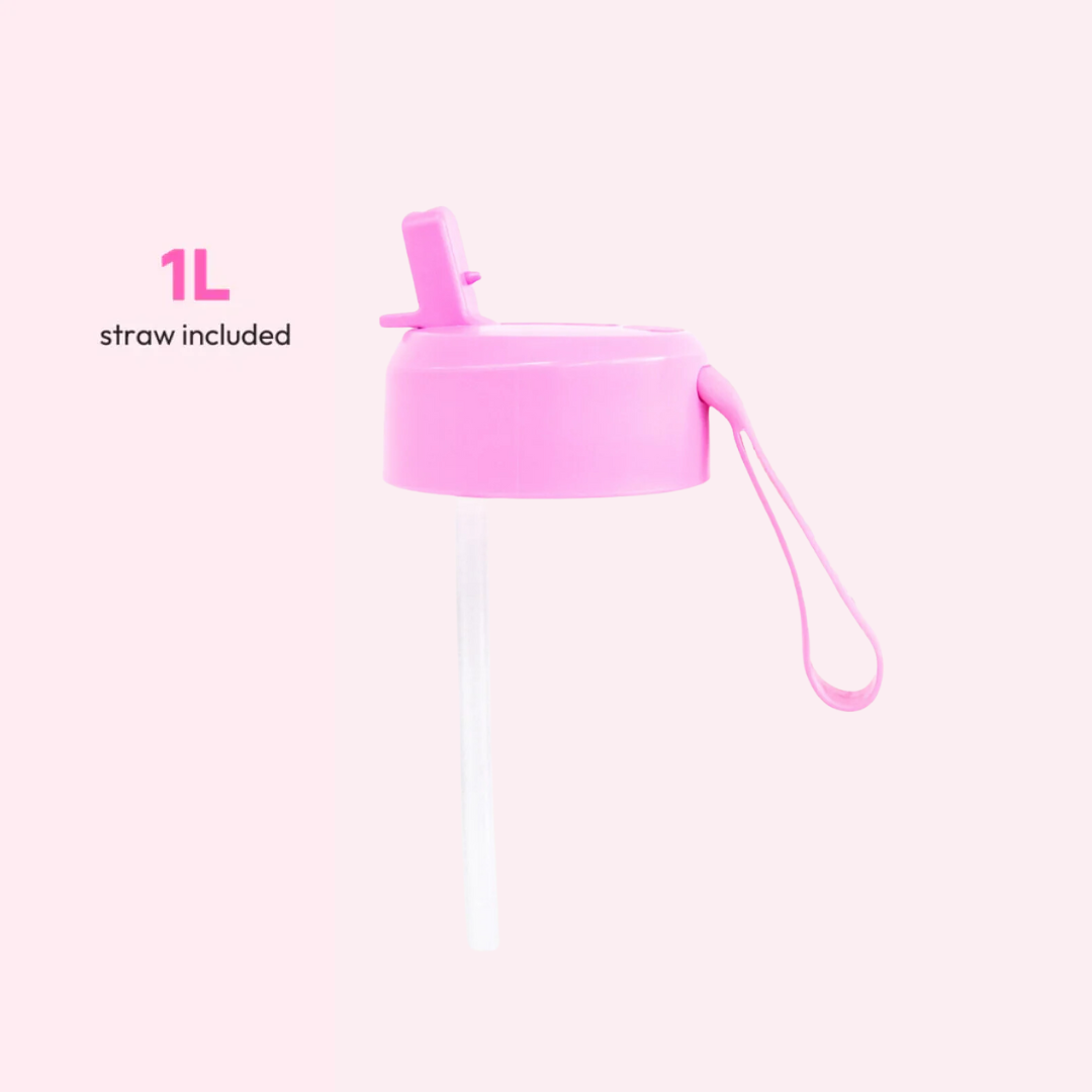 MontiiCo Sipper Lid + Straw 1L - Floss – Lunchbox Mini