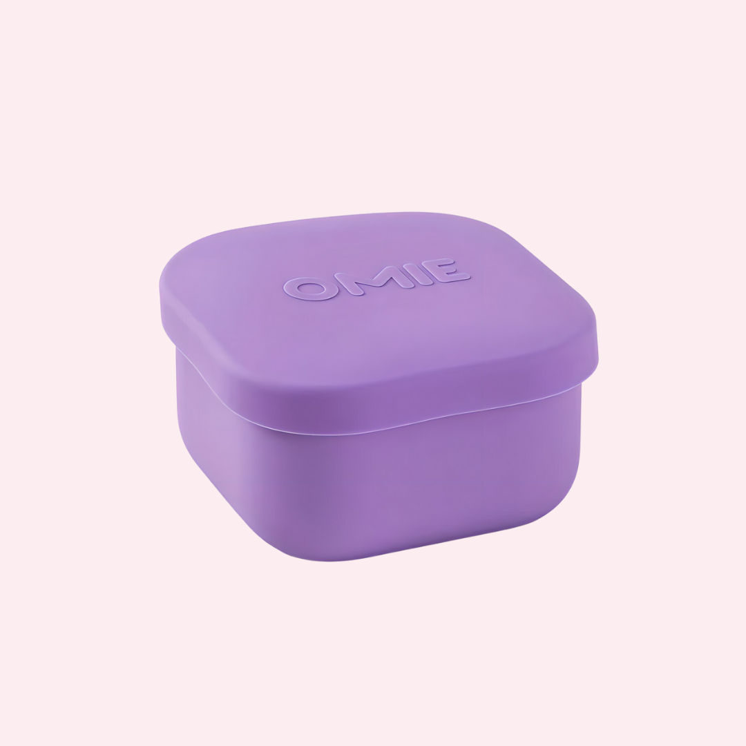 OmieSnack Silicone Snack Box - Purple – Lunchbox Mini