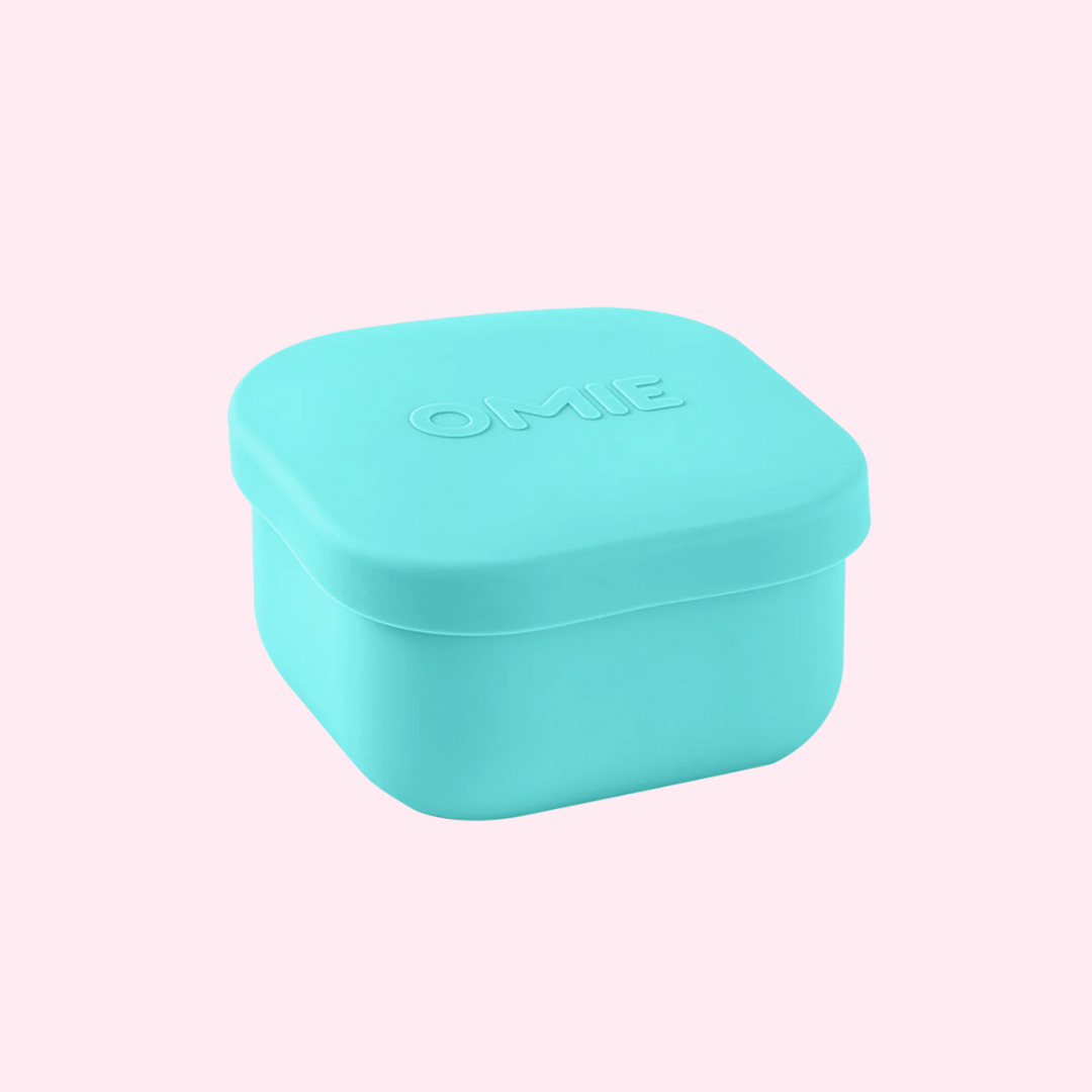 OmieSnack Silicone Snack Box - Teal – Lunchbox Mini