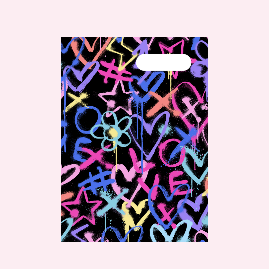 Spencil 9 x 7 Exercise Book Cover - Hearts & Crosses – Lunchbox Mini