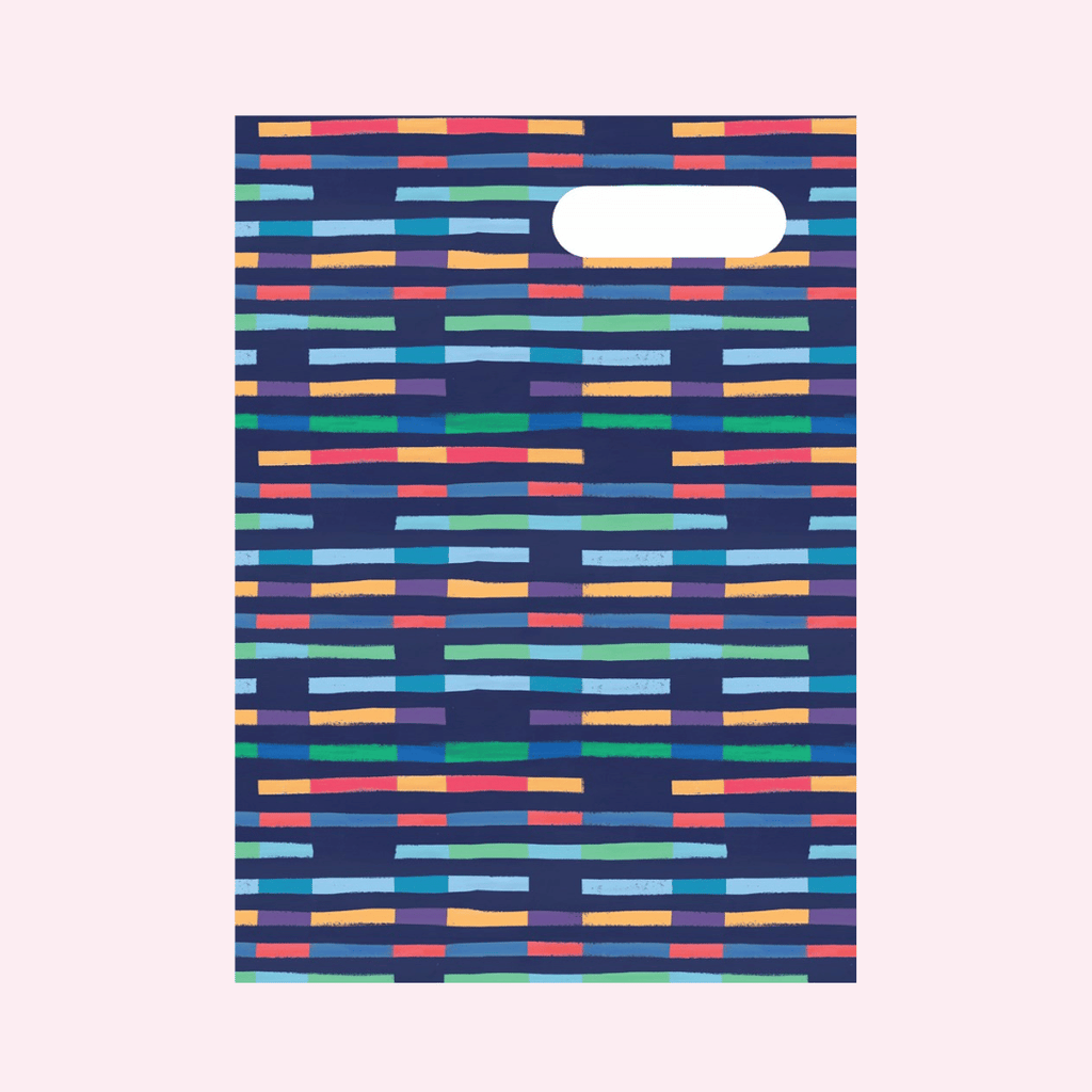 Spencil A4 Book Cover - Bright Stripes 2 – Lunchbox Mini