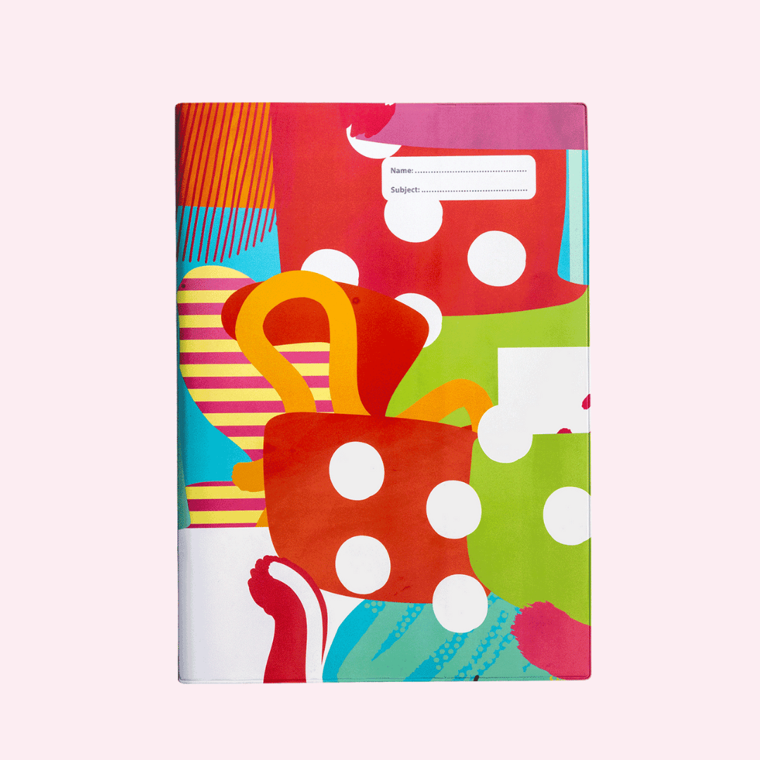 Spencil A4 Book Cover - Colourburst 2 – Lunchbox Mini