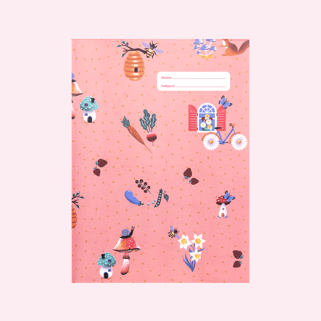 Spencil A4 Book Cover - Secret Garden 2 – Lunchbox Mini