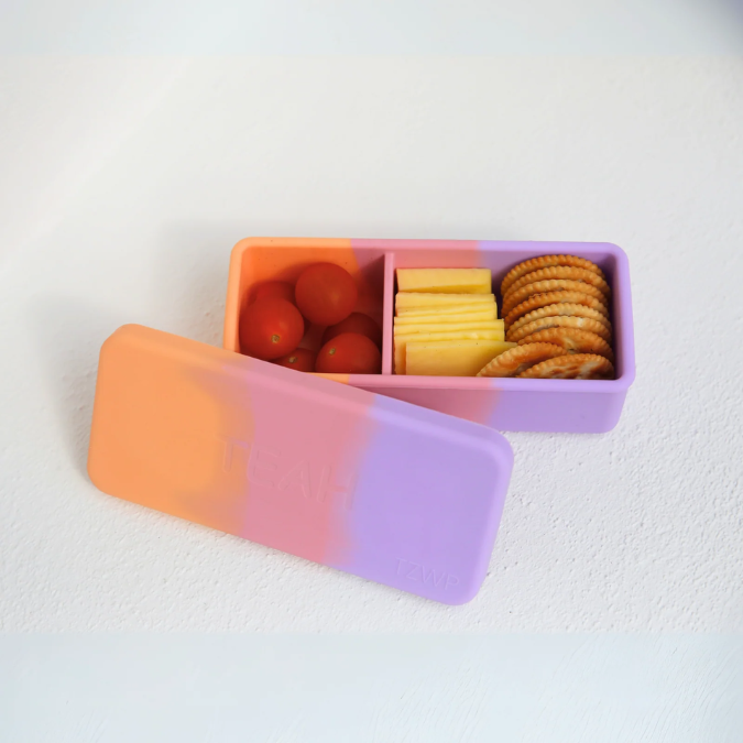 Bento Bite Silicone Lunch Box - 2 Compartment | Reusable & Leak ...