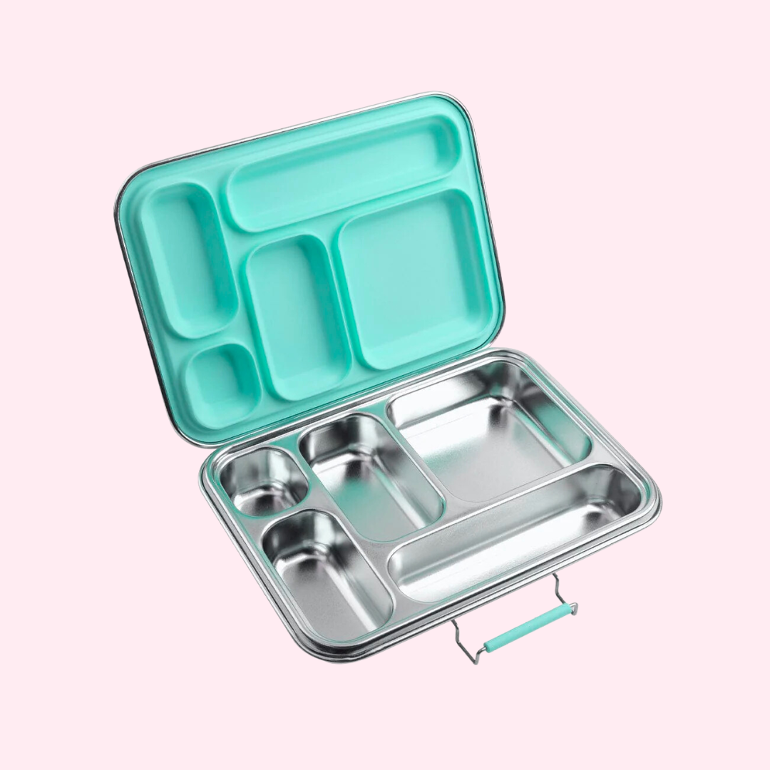 ecococoon 5 Compartment Stainless Steel Bento Box - Mint - PRE ORDER ...